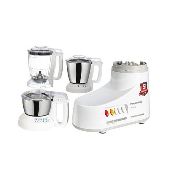 Panasonic Mixer Grinder with 3 Jars 550 W White MX-AC300